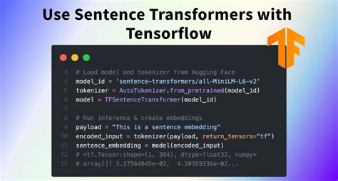use sentence transformers with tensorflow