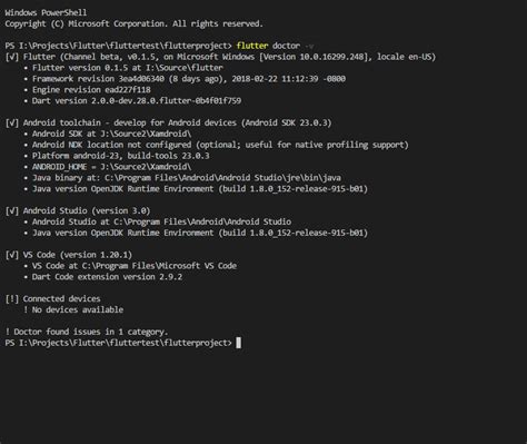 android sdk file not found adb flutter info terkait android