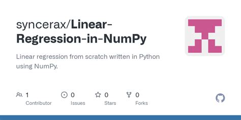 Github Syncerax Linear Regression In Numpy Linear Regression From