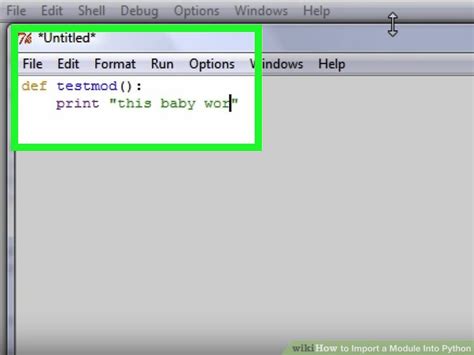how to import a module into python with pictures wikihow