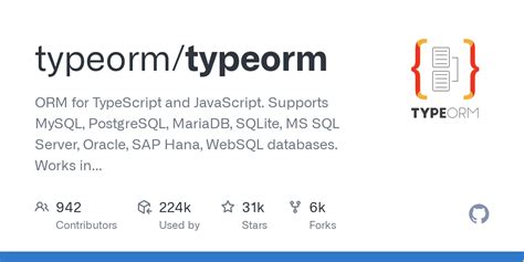 typeorm connection ts at master · typeorm typeorm · github