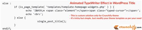 how to add typewriter typing animated text effect using