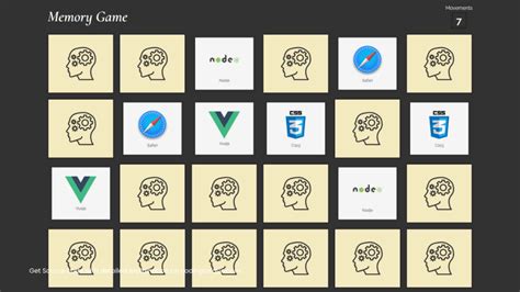 memory game using html css and javascript source code coding