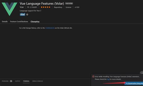 vs code 插件volar安装失败解决方案 csdn博客