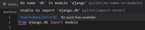 python struggling to get django server to run in virtual environment