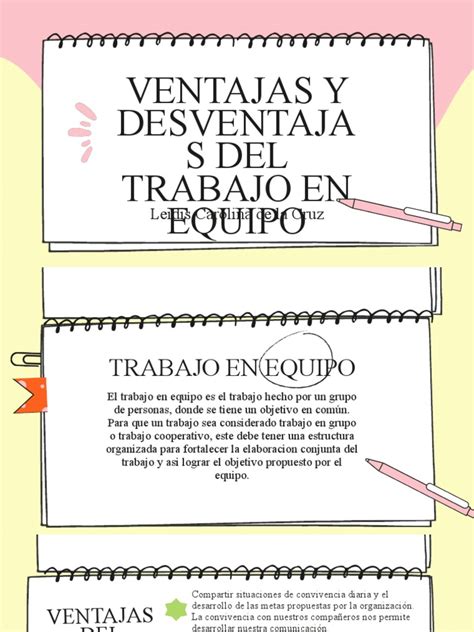 Ventajas Y Desventajas Del Trabajo En Equipo Pdf Ciencias Del