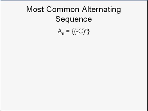 Alternating Sequences Tutorial Sophia Learning