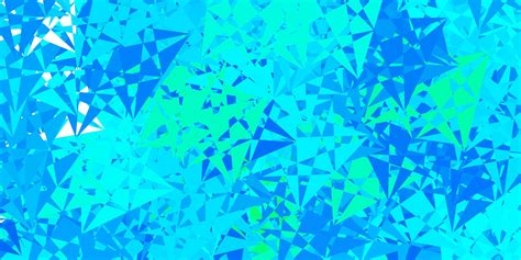 Dark Blue Green Vector Layout With Triangle Forms 2705402 Vector Art At