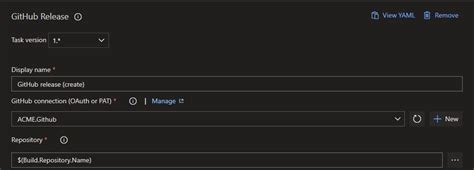 creating github release using azure devops pipeline ken