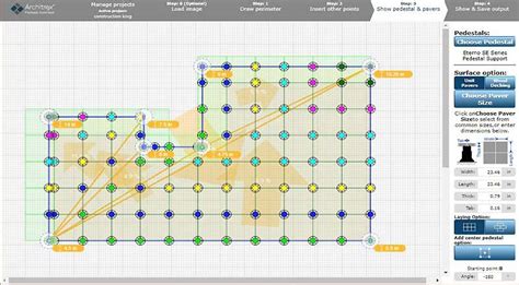 online paver pedestal calculator tool archatrak