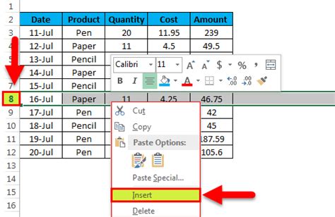 insert multiple rows in excel examples how to insert multiple rows