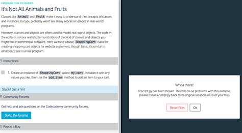 script py has been moved error message bug reporting codecademy forums