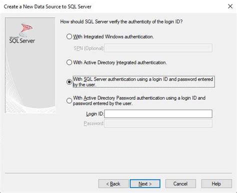 how to create a sql server odbc data source for control