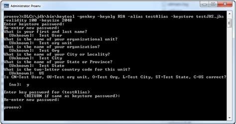 openssl keytool