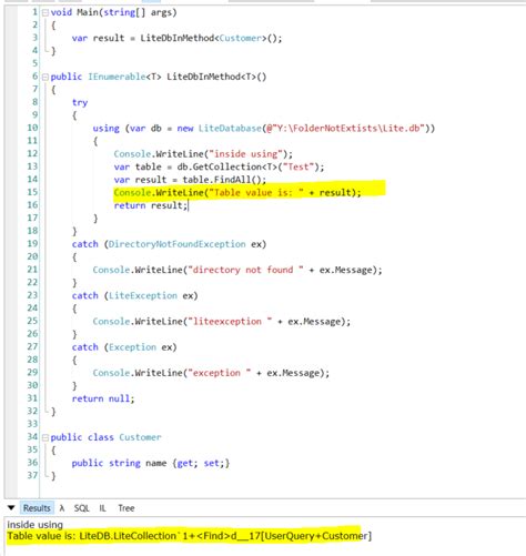 should not throw exception when try catch is already used [bug] · issue