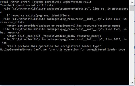python pygame notimplementederror can t perform this