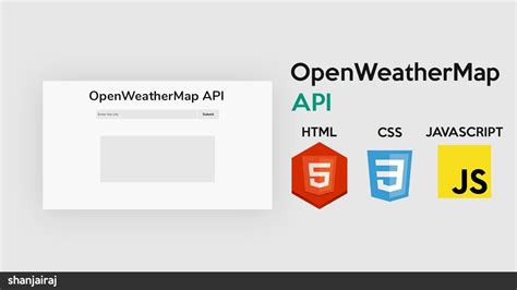 javascript weather app tutorial using openweathermap api for beginners