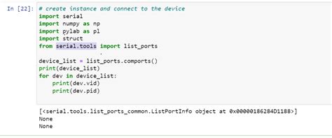 unable to connect nanovna v2 using python script