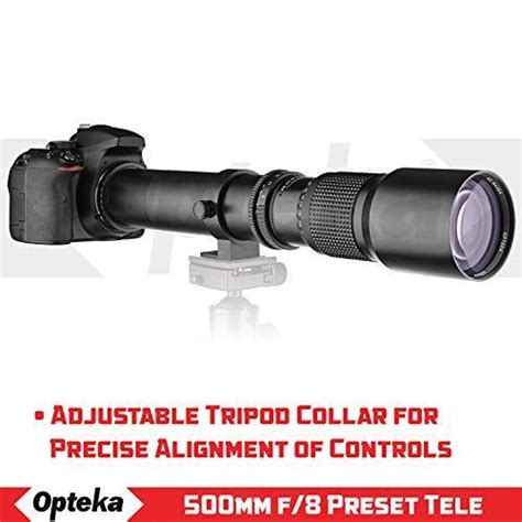 Opteka 500mm F 8 望遠レンズ Sony A9、a7r、a7s、a7、a6500、a6300、a6000、a5100、a5 並行