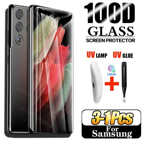 Protector De Pantalla De Vidrio Templado Uv Para Móvil Película De