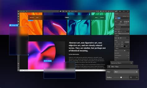 create blurring and color effects with backdrop filters webflow features
