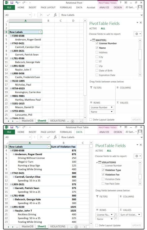create excel reports from multiple spreadsheets with multi file pivot