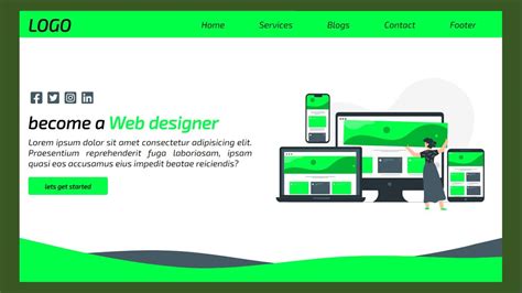 responsive website landing page using html css sass and jquery youtube