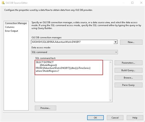 using ssis packages to add row headers and data into flat