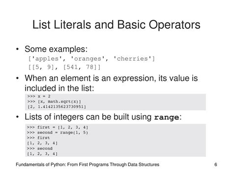 ppt fundamentals of python from first programs through data