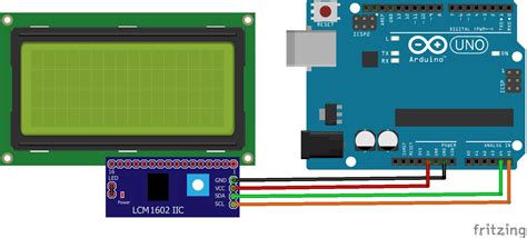 real time clock on 20x4 i2c lcd display with arduino