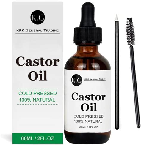 Castor Oil 2oz Usda Certified Organic 100 Pure Cold Pressed