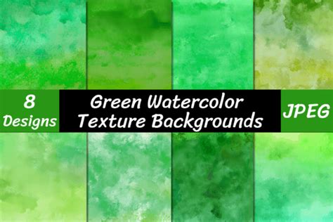 Green Watercolor Texture Backgrounds Graphic By Vycstore · Creative Fabrica