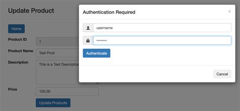 php validate user using modal before updating records