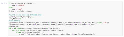 apply median filter on image stack with gpu pytorch forums