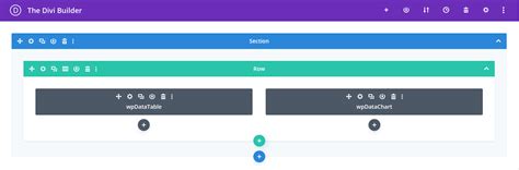 divi builder integration wpdatatables tables and charts wordpress