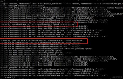 caused by java nio file accessdeniedexception usr share