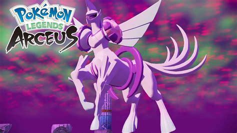 Palkia Origin Form Final Fight And Cutscenes Pokémon Legends Arceus Youtube