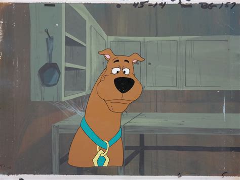 Scooby Doo Where Are You Production Cel And Background Id