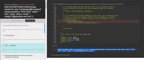 sqlite access denied error in laravel stack overflow