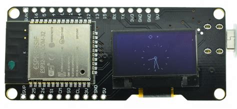 esp32 wemos oled clock demo arduino wiki