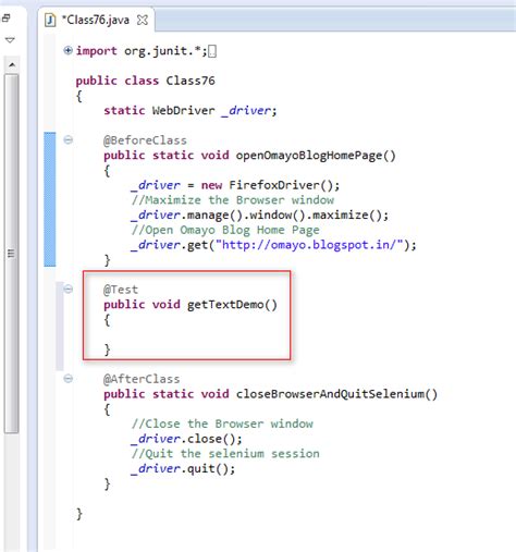 selenium by arun 432 using gettext to retrieve the elements text