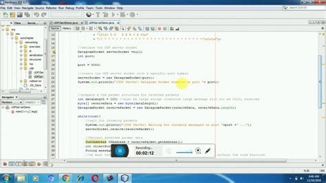udp client and server youtube