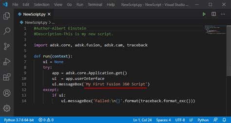 creating a script or add in