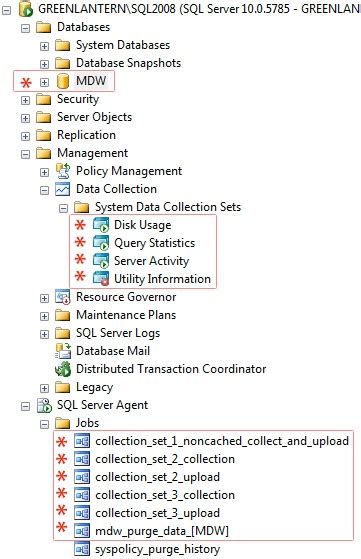 removing the sql server management data warehouse sql sql server