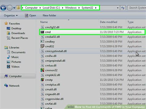 how to find all commands of cmd in your computer 8 steps