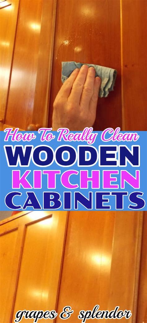 How To Really Clean Wooden Kitchen Cabinets Wooden Kitchen Cabinets