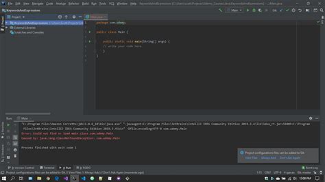 error when running files created from template ides support intellij