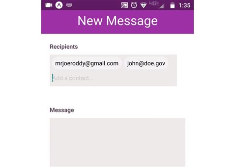 tag react native example for android and ios