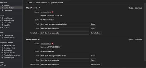 progressive web apps pwa laravel don t give me error in
