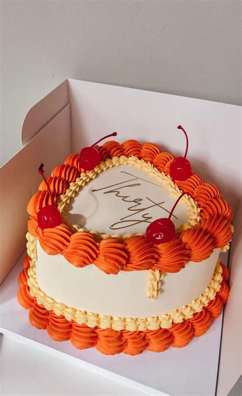 50 Lambeth Cake Ideas For Masterful Cake Decorating Orange Terracotta